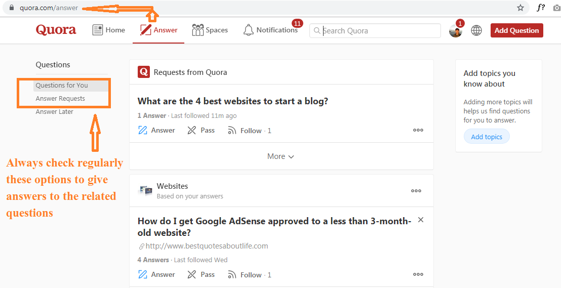 How To Use Quora To Drive Traffic To Your Blog - TechnoVans
