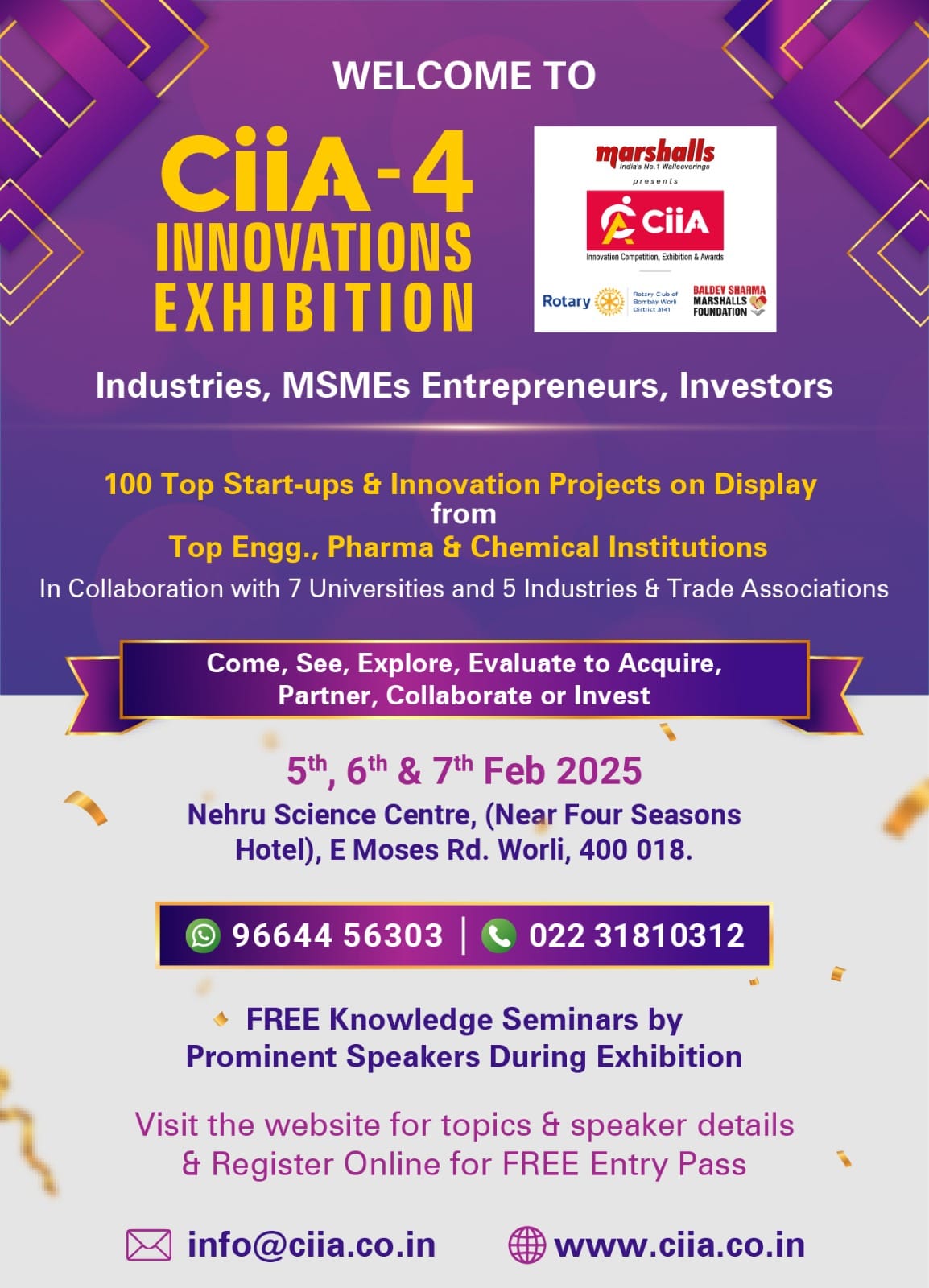 Discover Groundbreaking Innovations at CiiA-4 Innovations Exhibition ...